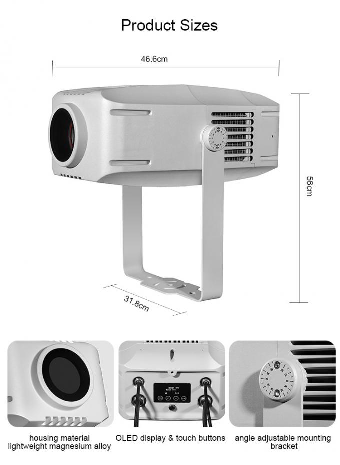 LED IP65 Custom Gobo Projector