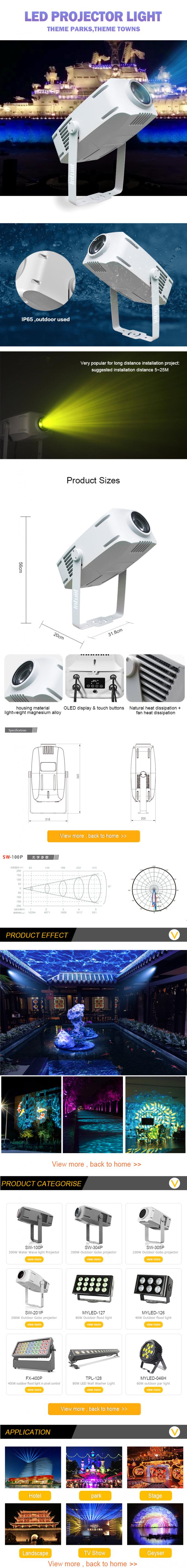 Water Wave Effect Gobo Projector Light