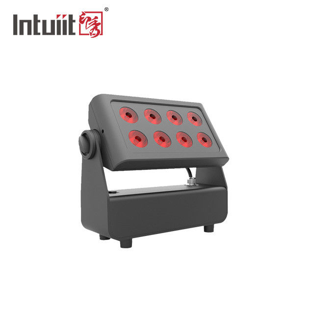 8 × 15W RGBW Battery Powered LED Stage Lights With Remote Control