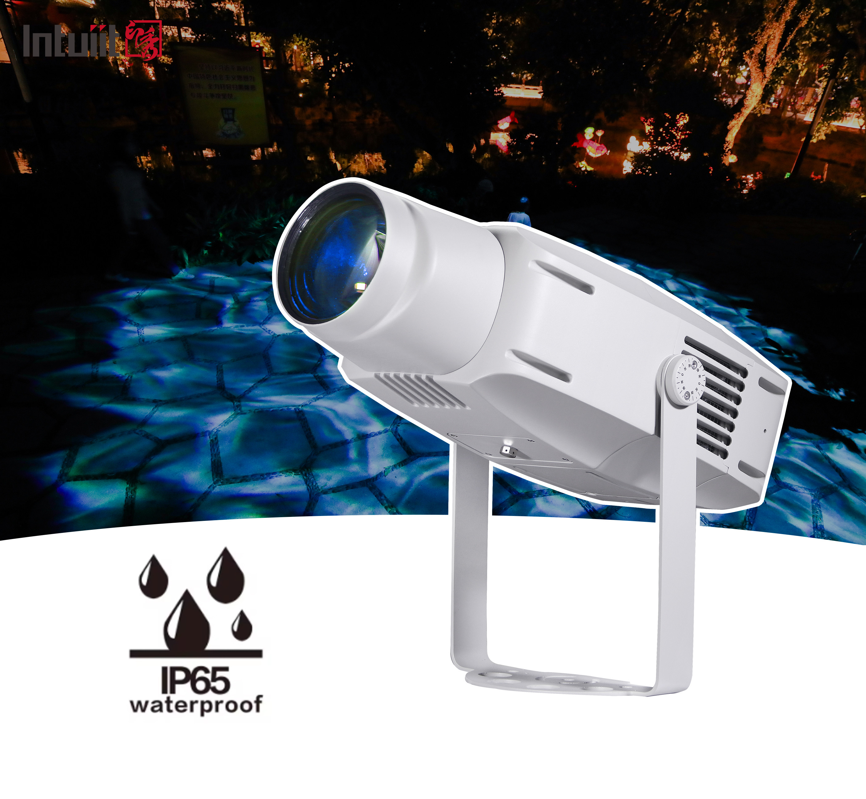 400W Outdoor Led Gobo Projector Waterproof High Resolution Logo ...