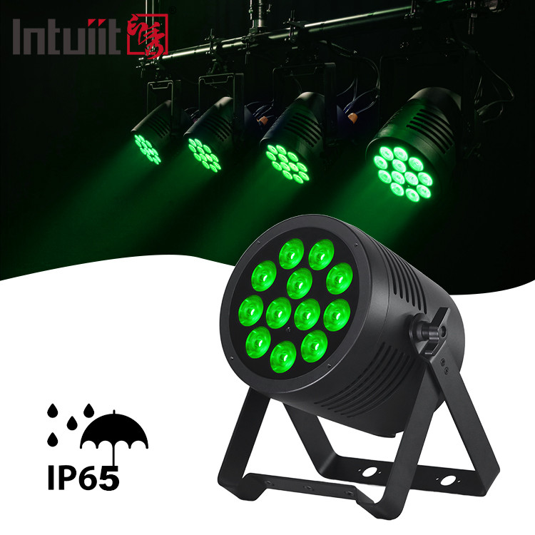 Aluminum Alloy RGBWA UV LED Flat Par 12x20W Lighting DJ Par Cans Dmx ...