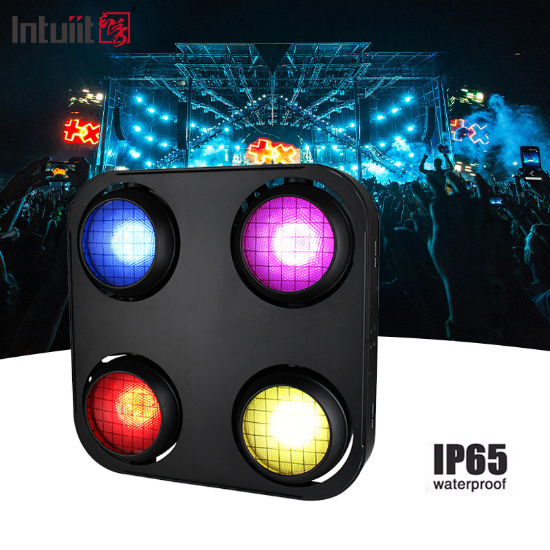 200W 4 Eyes COB Amber/Warm White 2in1 Outdoor Aluminum Audience Blinder ...