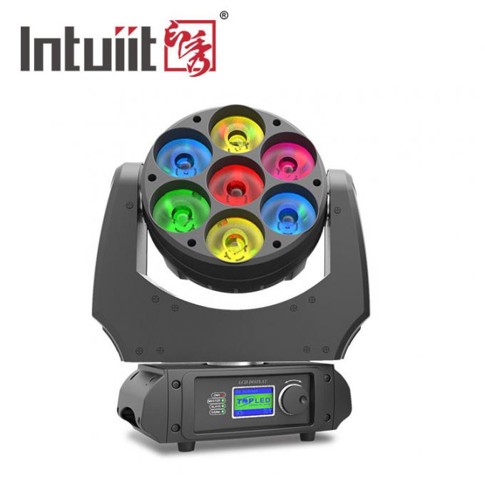 TV Studio 7x40w 4 In 1 Rgbw Beam LED Moving Head With Beam Effect Stage ...